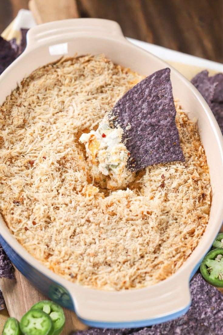 Jalapeño Popper Chip Dip - A Kitchen Addiction