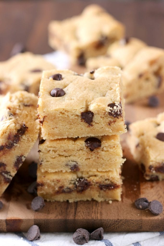 Grandma's Chocolate Chip Bars - A Kitchen Addiction