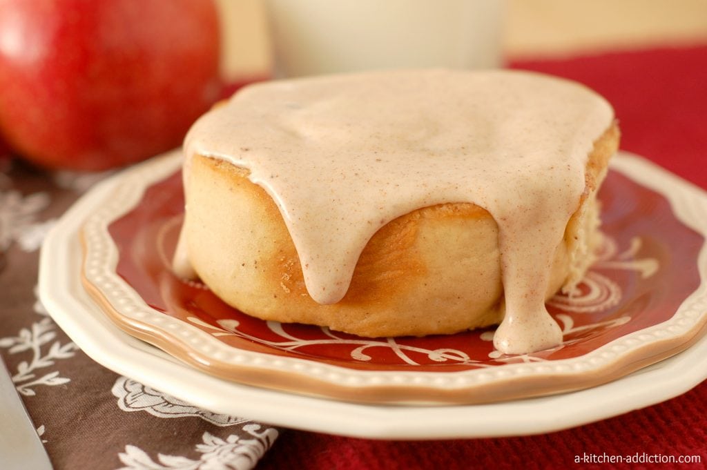 Glazed Apple Pan Pie - A Kitchen Addiction