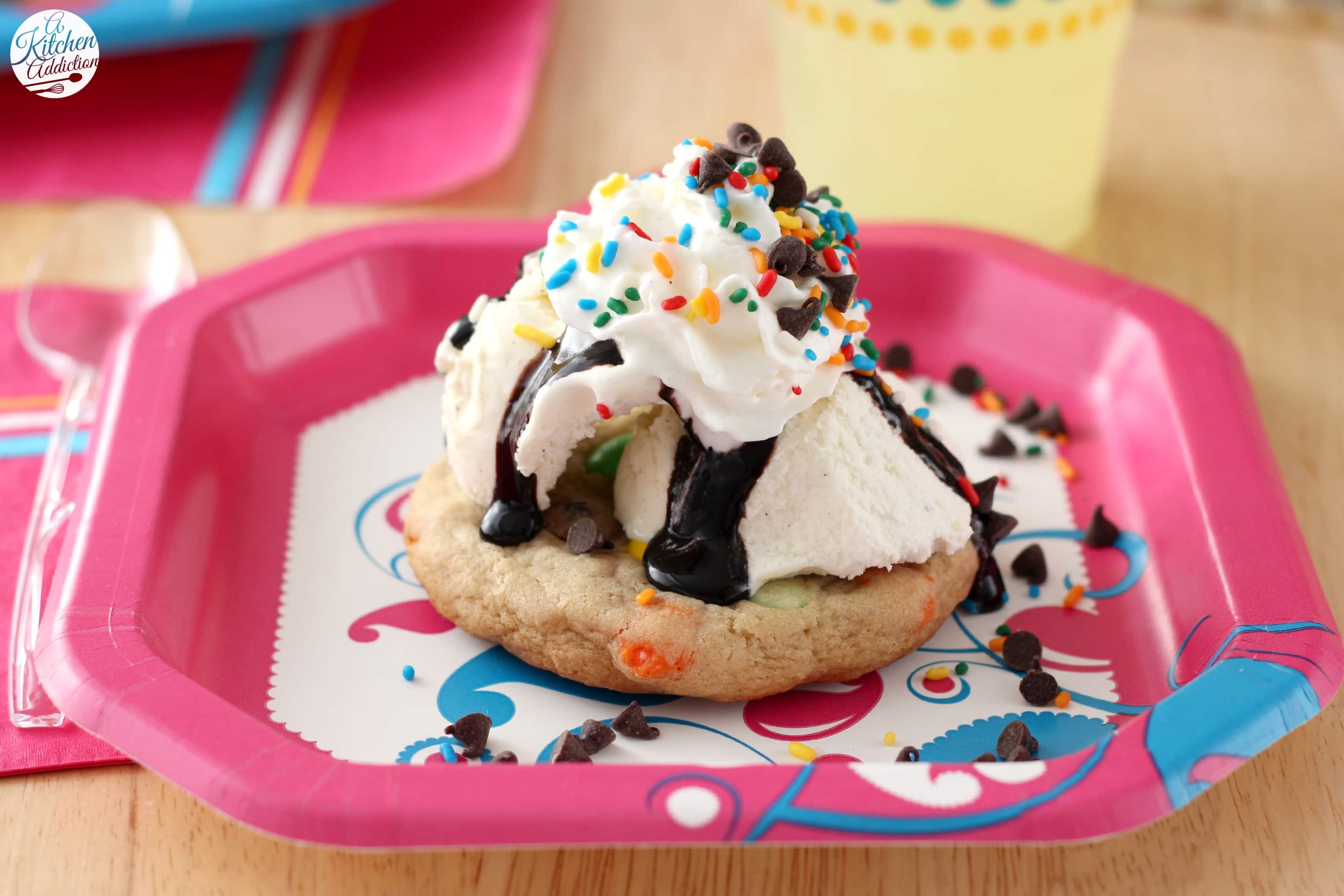 M&M Cookie Sundaes + Celebrating Life's Special Events - A Kitchen ...