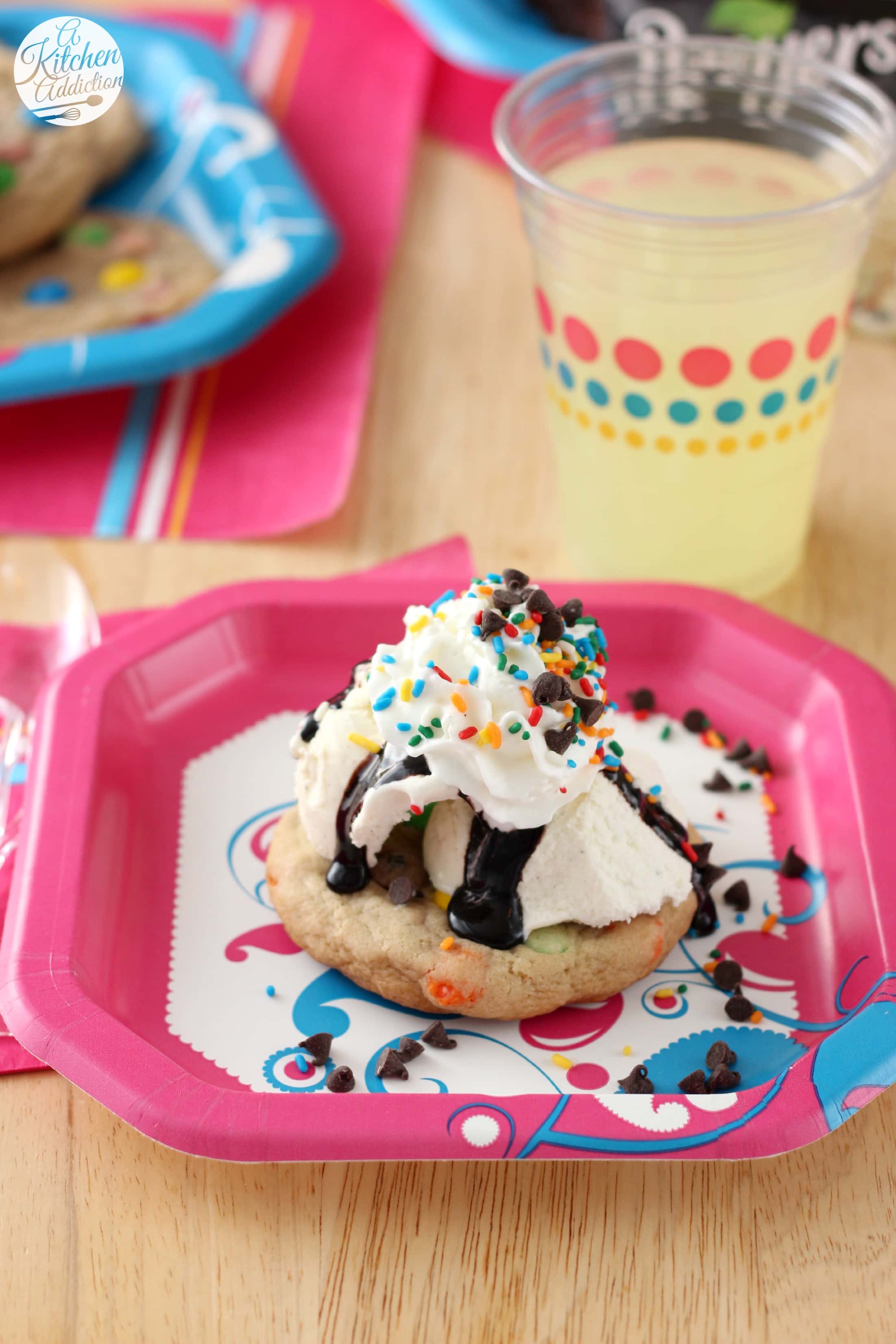 M&M Cookie Sundaes + Celebrating Life's Special Events - A Kitchen ...