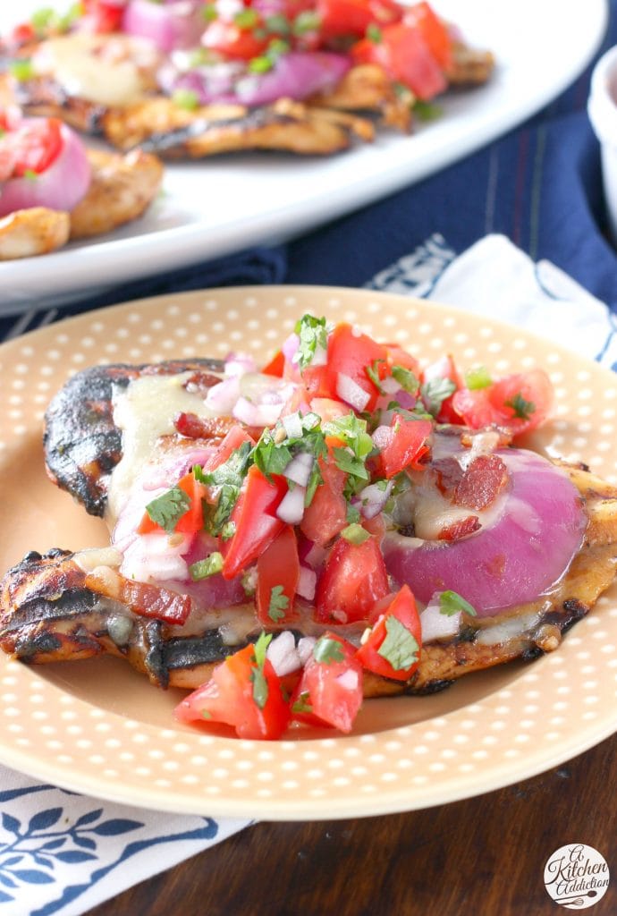 Grilled Monterey Chicken - A Kitchen Addiction