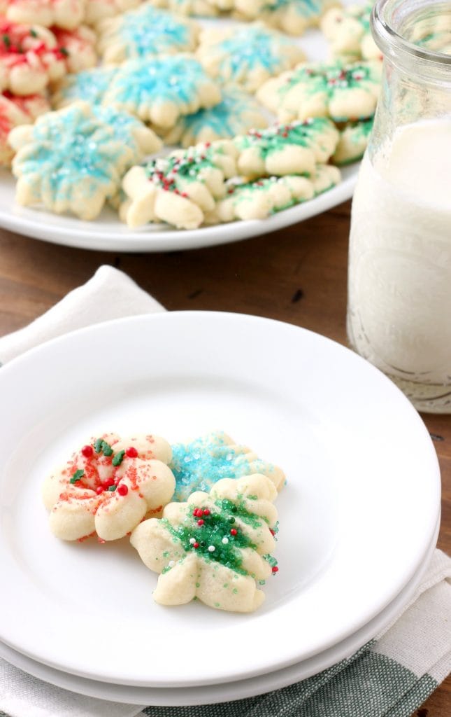 Classic Spritz Cookies - A Kitchen Addiction