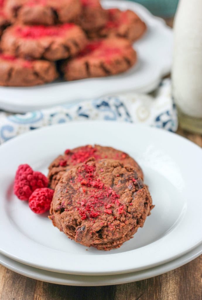 Raspberry Fudge Cookies - A Kitchen Addiction