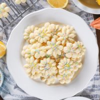 Lemon Spritz Cookies - A Kitchen Addiction