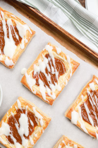 Pumpkin Cream Cheese Danishes - A Kitchen Addiction