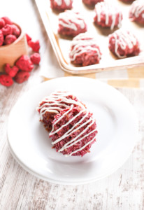 Raspberry Coconut Macaroons - A Kitchen Addiction